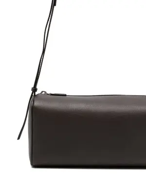 THE ROW 90's Leather Cylinder Bag - Black