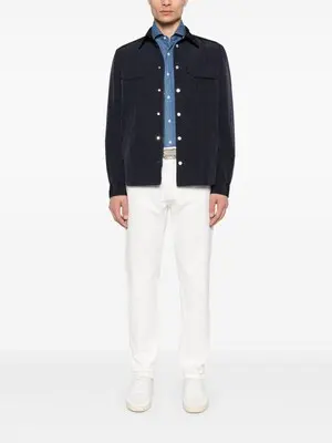 Brunello Cucinelli Denim Cotton Jeans - White