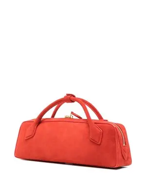 Alaïa Le Teckel Leather Clutch - Orange