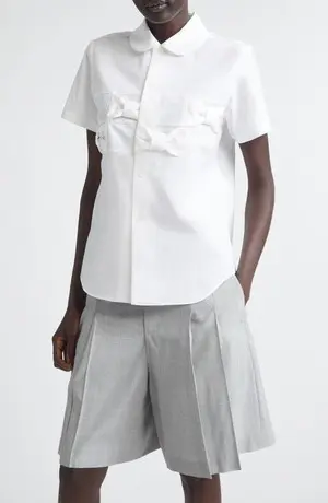 Comme Des Garcons Trimmed Tops