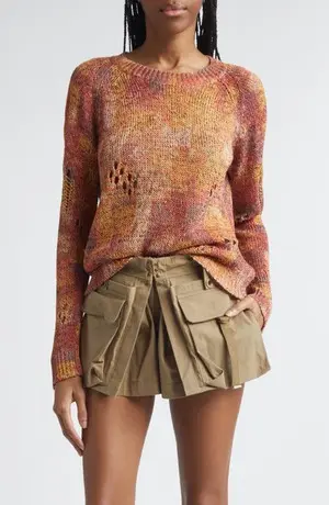 Isabel Marant Haby Openwork Ladder Stitch Sweater