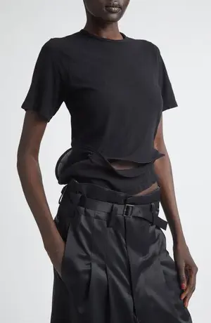 Junya Watanabe Wired Cutout Mesh T-shirt