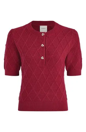 Varley Merryn Diamond Knit Sweater