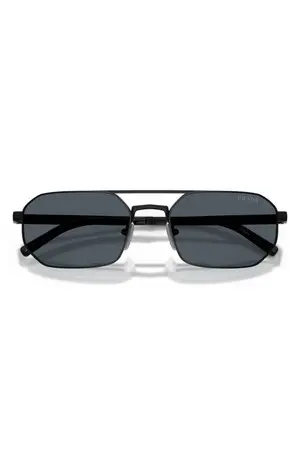 Prada 55mm Irregular Sunglasses