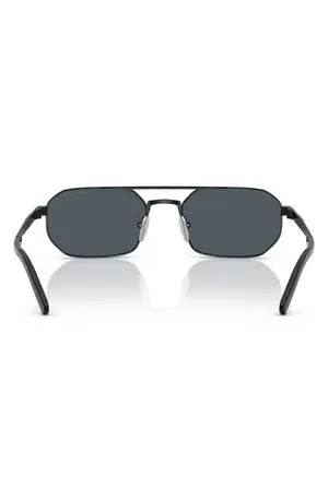 Prada 55mm Irregular Sunglasses