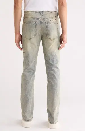 Ksubi Chitch Sture Trashed Idols Slim Tapered Leg Jeans