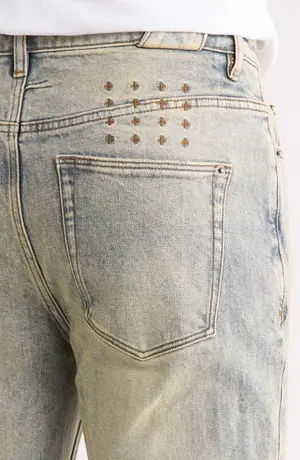 Ksubi Chitch Sture Trashed Idols Slim Tapered Leg Jeans