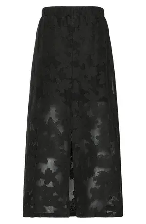 ICHI Lace Maxi Skirt