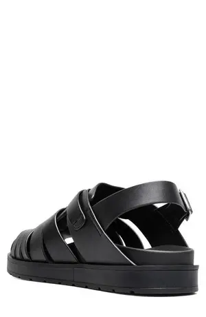 STACY ADAMS Largo Fisherman Sandal - Black