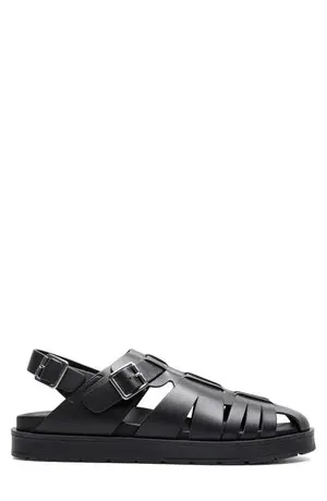 STACY ADAMS Largo Fisherman Sandal - Black
