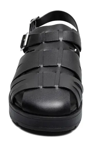 STACY ADAMS Largo Fisherman Sandal - Black