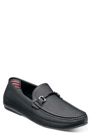 STACY ADAMS Colton Bit Loafer - Black