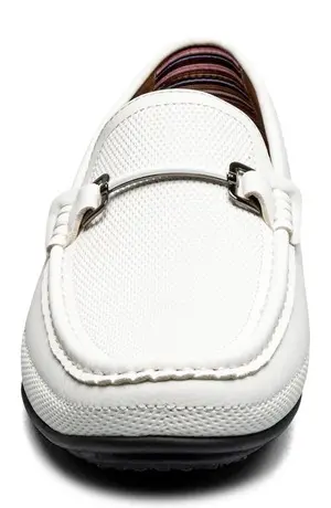 STACY ADAMS Colton Bit Loafer - White