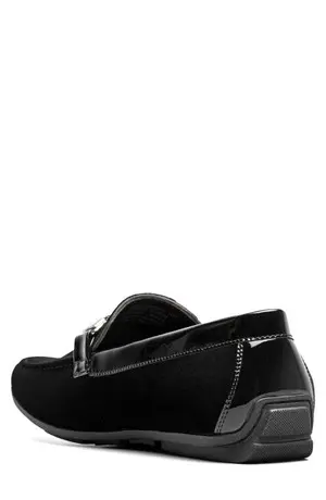 STACY ADAMS Sheridan Moc Toe Loafer - Black