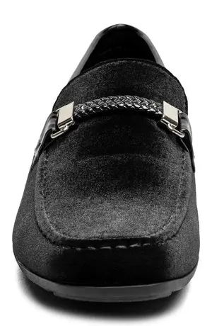 STACY ADAMS Sheridan Moc Toe Loafer - Black