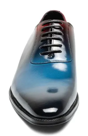 STACY ADAMS Shaffer Plain Toe Oxford - Navy Multi