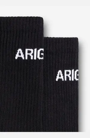 Axel Arigato Logo Tube Socks - Black