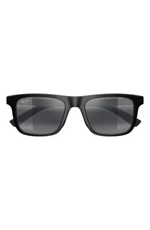 Maui Jim Rectangular Sunglasses - Black