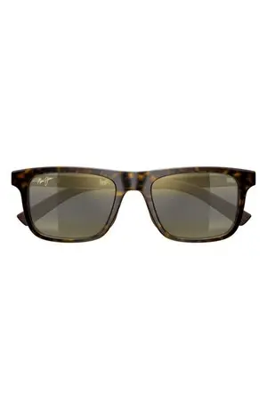 Maui Jim Rectangular Sunglasses - Brown