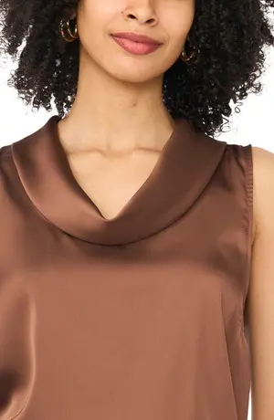 Vince Camuto Sleeveless Cowl Neck Top