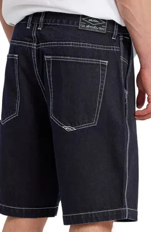 Quiksilver Cotton Denim Cargo Shorts
