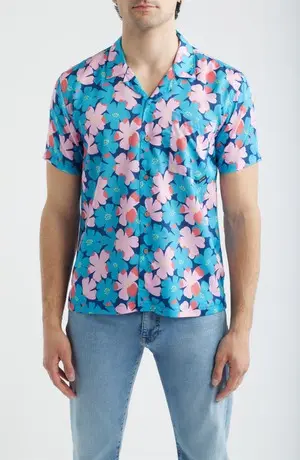 BOARDIES Floral Camp Shirt - Multi