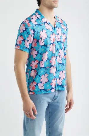 BOARDIES Floral Camp Shirt - Multi