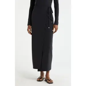 MPG Cloud Fit Wrap Skirt - Black