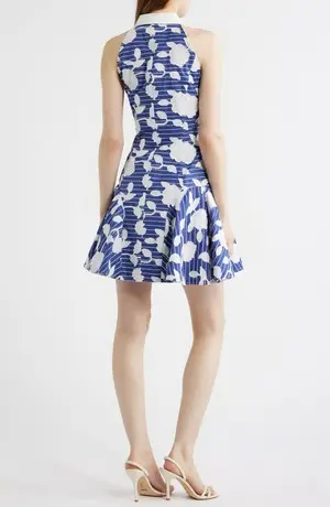 MILLY Maxine Floral Embroidered Mini Dress