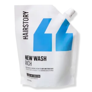 HAIRSTORY New Wash Rich Cleansing & Conditioning Cream For Thick, Coarse And Curly Hair - One-color