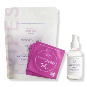 SURFACE DEEP Deodorant Wipes And Spray Kit - One-color