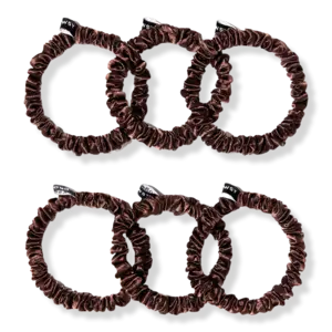 DROWSY Skinny Scrunchie Set - Cocoa Glow