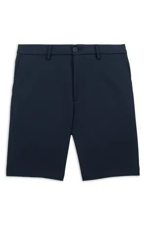Scott Barber Sonoma Flat-front Travel Shorts - Midnight
