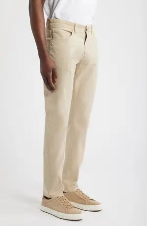 Scott Barber Savannah Straight Leg Twill Pants - Khaki