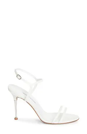 Manolo Blahnik Ciagapla Leather Sandals - Whit1012