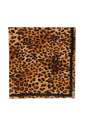 DESTIN Cotton "quadra" 125x125 Cm Animalier Print