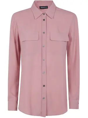 DRHOPE Pockets Shirt - Pink