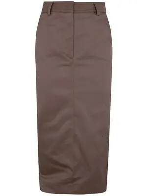 THELATEST Cotton Gabardina Skirt