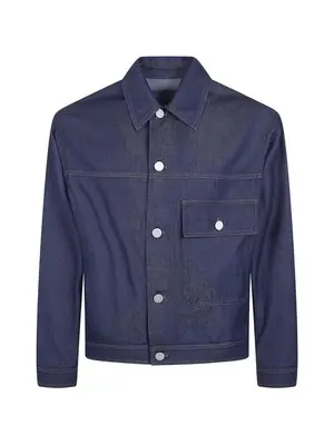 Giorgio Armani Classic Denim Jacket - Blue