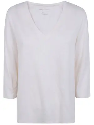 Majestic International Three Quarter Sleeve Linen Shirt
