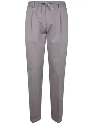 BARBA NAPOLI Roma Chino Trousers - Gray