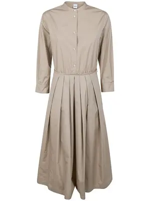 Aspesi Midi Shirt Dress - Beige