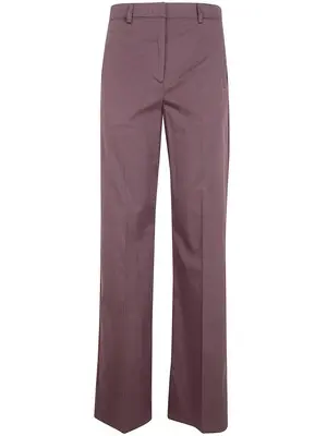 BLUGIRL Straight Fit Trousers - Brown