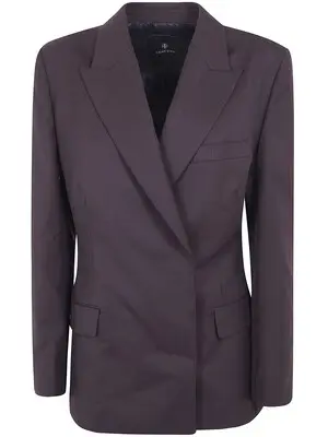 ANINE BING Aretha Blazer Jacket - Brown