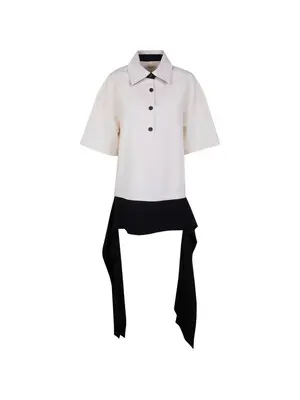 ENTIRE STUDIOS Polo Top - Beige