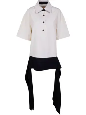 ENTIRE STUDIOS Polo Top - Beige