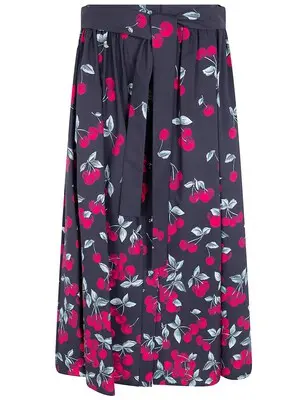 TWINSET Cotton Skirt - Black