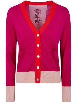 IN BED WITH YOU V-neck Printed Cardigan