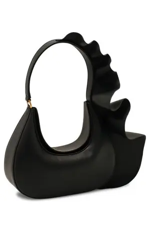 Cult Gaia Zoella Leather Shoulder Bag