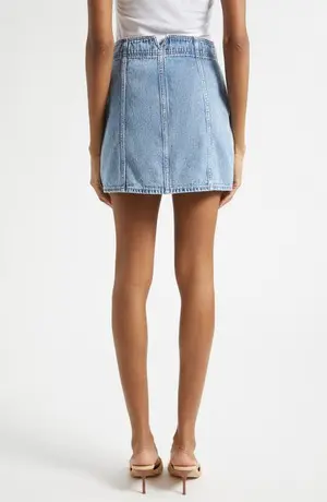 Veronica Beard Marquita Denim Miniskirt